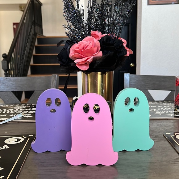 Halloween | Holiday | Pastel Goth Ghost Tabletop Decor | Poshmark